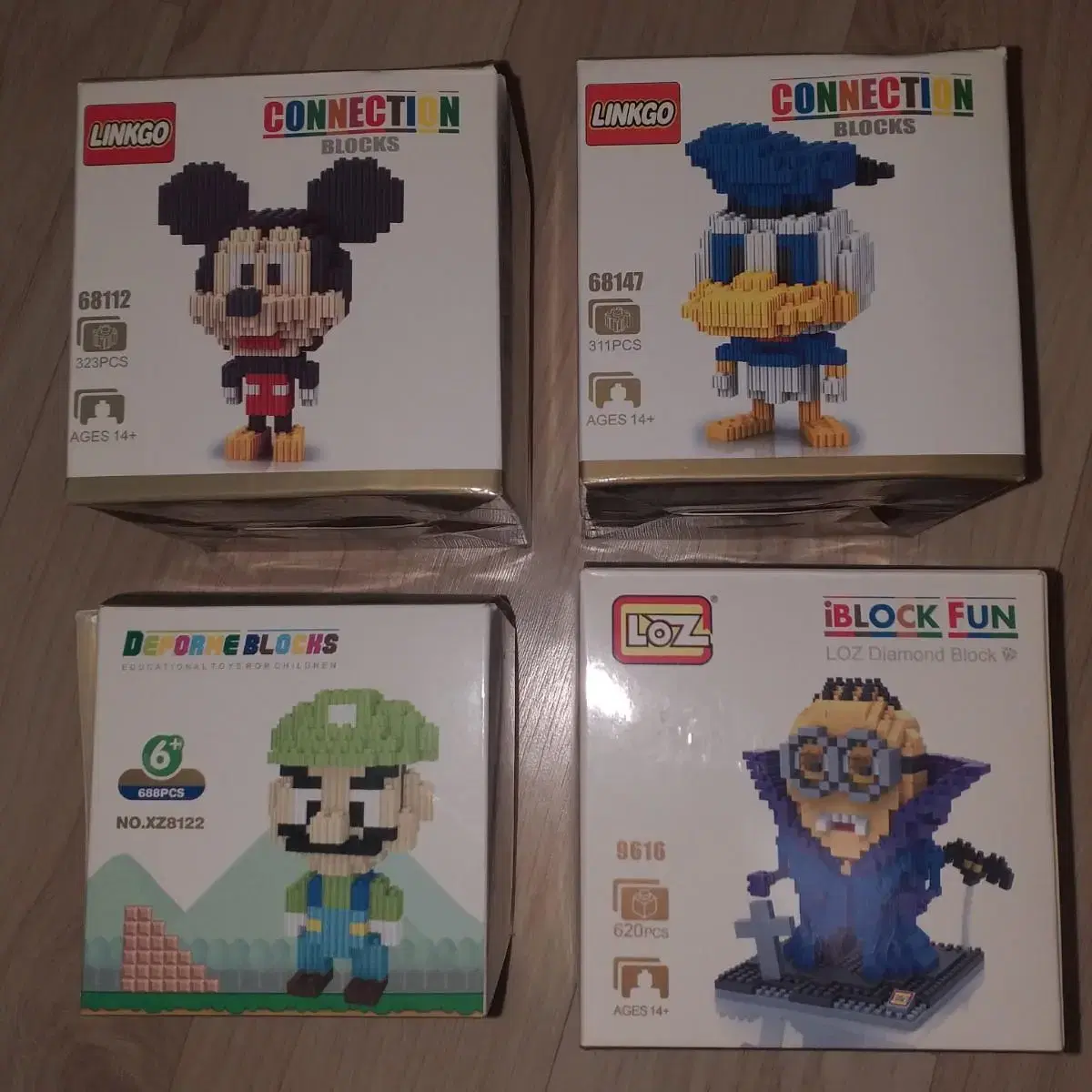 MICKEY MOUSE Lego/Building Blocks 나노블럭,나노블록,대형나노블럭,디폼블럭 on Bunjang ...