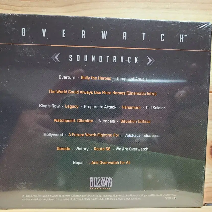 Unsealed OVERWATCH OST CD Game Overwatch OST on Bunjang Global Site.
