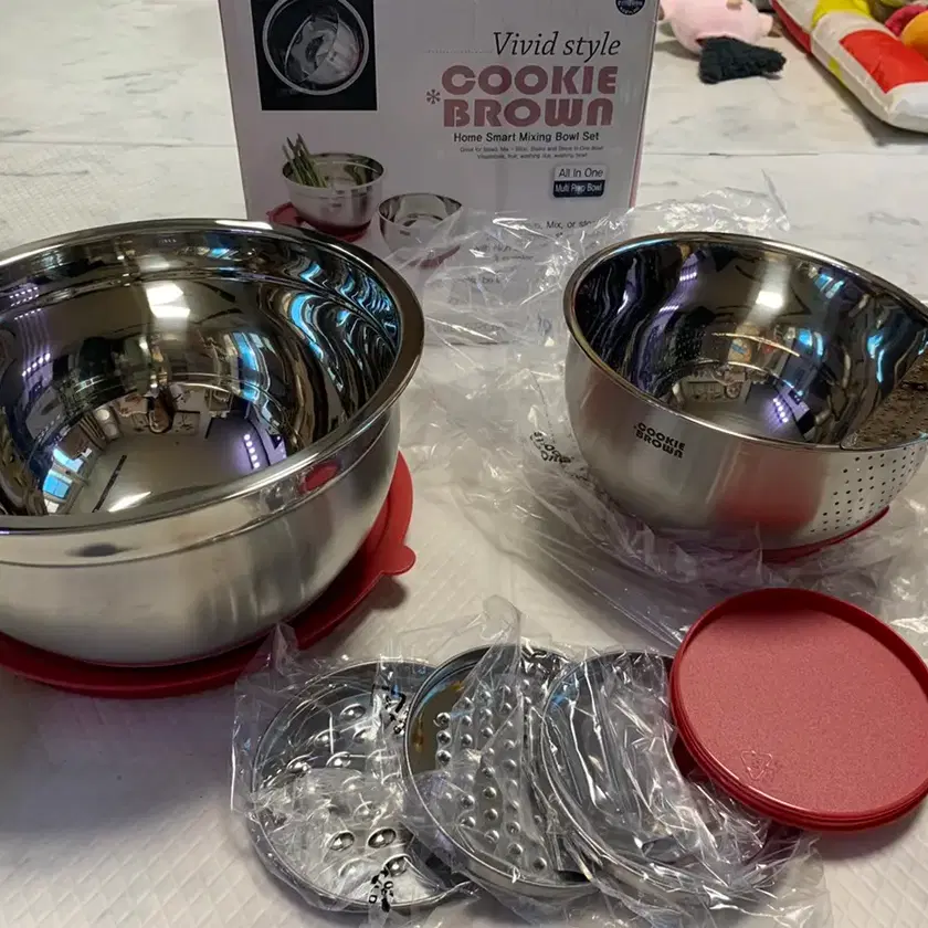 Cookie Brown Mixing Bowl Washing Bowl Set Coco Jelly #믹싱볼,#스텐,#워싱볼 on ...