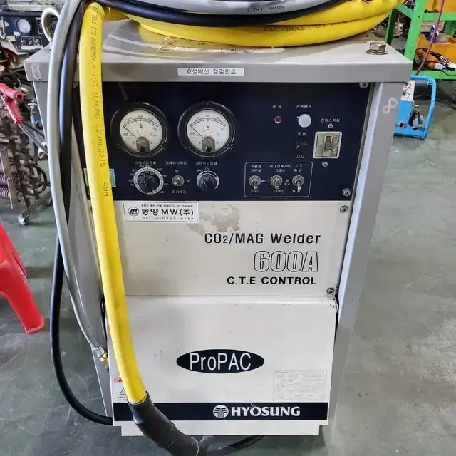 Good price-performance ratio, good recognition Used Hyosung CO2 welding machine 600A full set ...