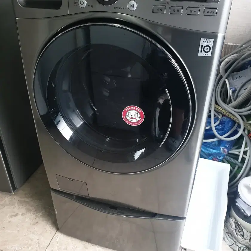 LG | LG전자 LG Drum Washer 21kg + Mini-Wash 19 years old on Bunjang Global Site.
