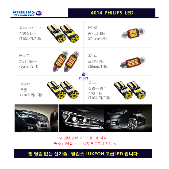 Onda new K7 (16-19 years) full set of advanced LED interior lights #올뉴K7실내등세트,#올뉴K7실내LED,#올뉴 ...