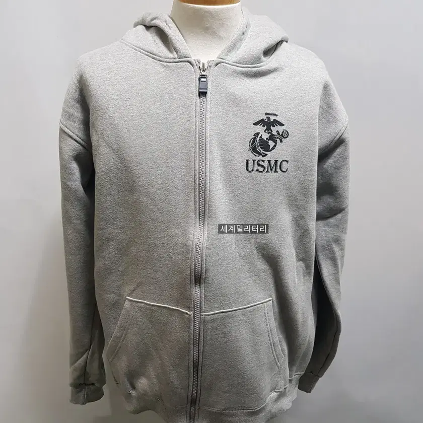 US Marine Corps brushed hooded zip-up jacket gray #후드집업,#USMC,#미해병대,#후드 ...
