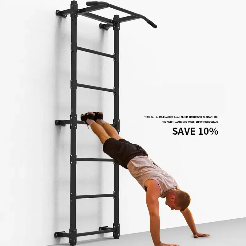 Pull-ups, chin-ups, handstand, wall-mounted ladder, cloud bridge, horizontal bar, bodyweight ...