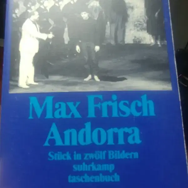 German original application Max Frisch Andorra #독일어,#원서,#독일,#독문학 on ...