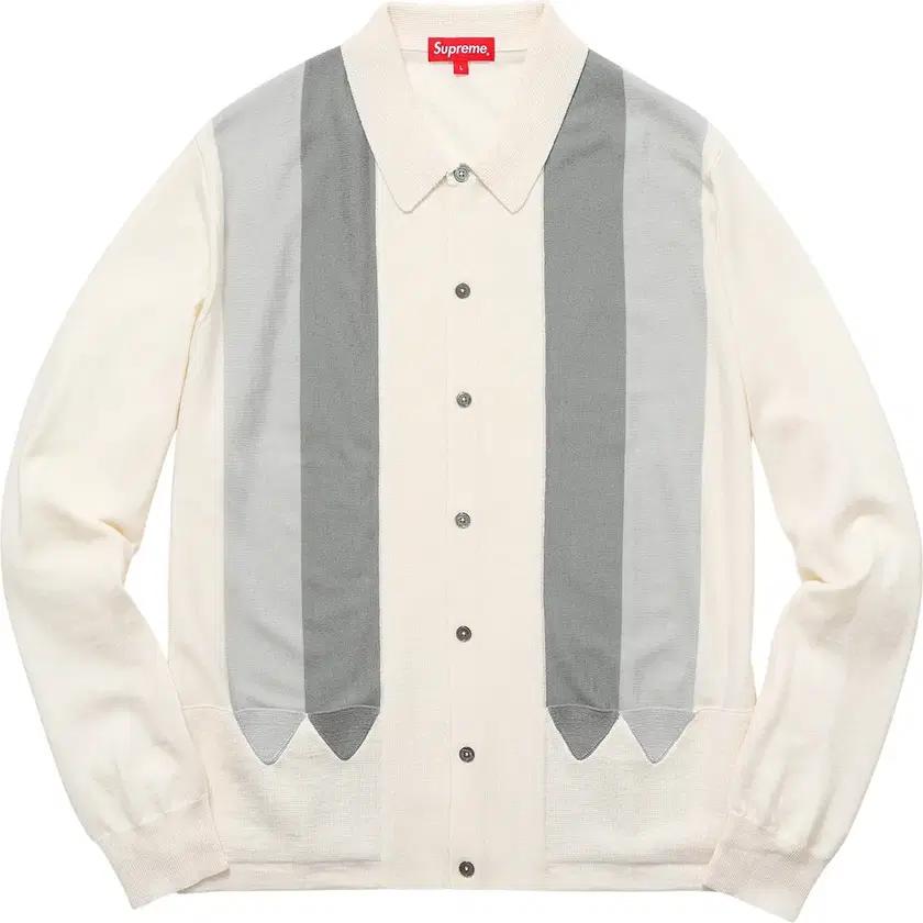 SUPREME | 슈프림 Supreme Wool Arrows Stripe Cardigan Sweater #슈프림,#니트,#가디건 ...