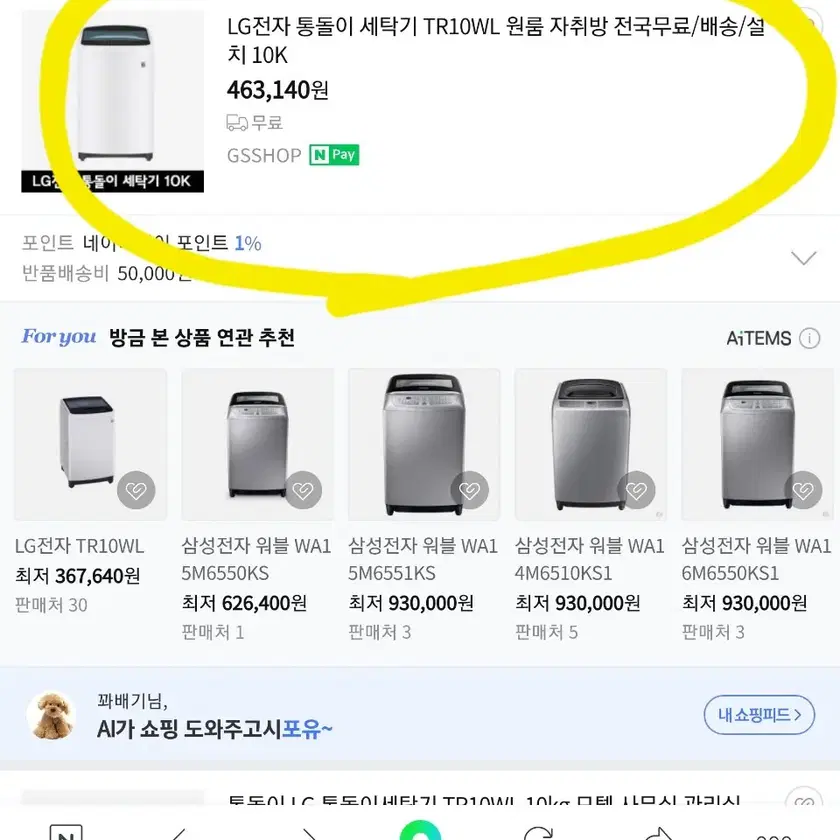 LG | LG전자 LG TROMM Washer TR10WL #LG세탁기,#통돌이,#10KG,#10키로,#거의새것 on Bunjang Global Site.