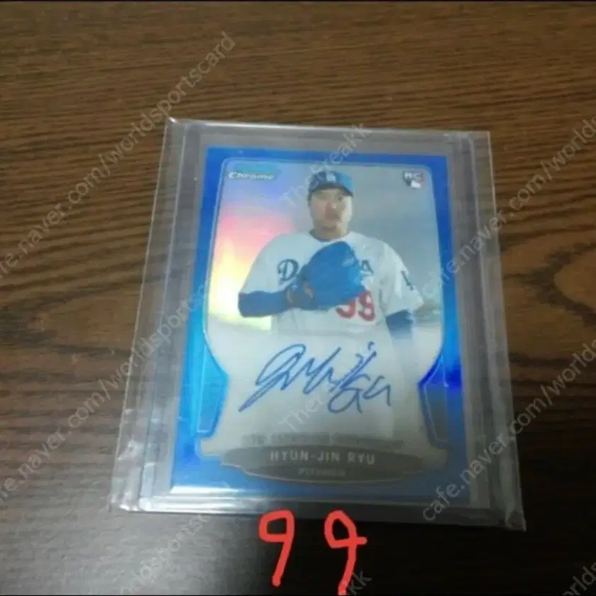[류현진 스포츠 카드 팝니다] #ryu,#mlb,#rookie,#LA,#auto on Bunjang Global Site.