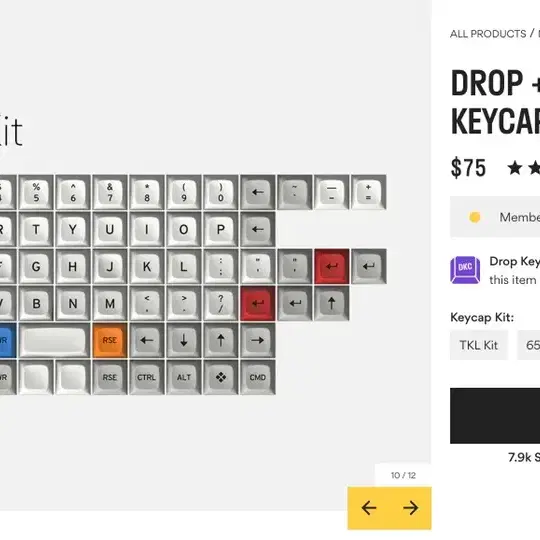 DROP MATT30 MT3 Ortholinear Kit 오쏘킷 키캡 #키캡,#MT3,#오쏘킷,#미니배열키캡 on Bunjang ...