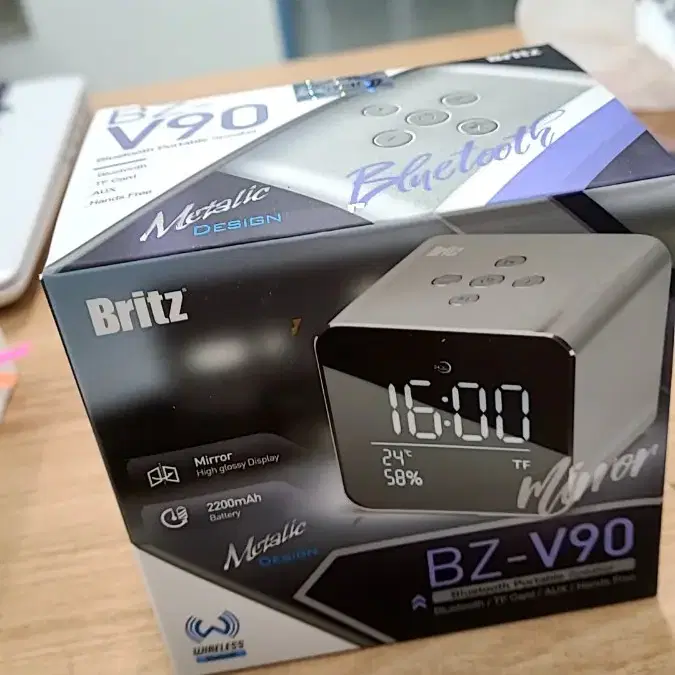 BRITZ Speaker/Amplifier Britz,블루투스스피커,브리츠,BZ-90,탁상시계 on Bunjang with safe global shipping.