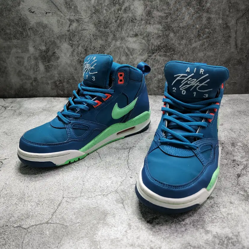 NIKE | 나이키 Double Six (Authentic) Nike Women's Flight 13 Mid Bloom Mint ...