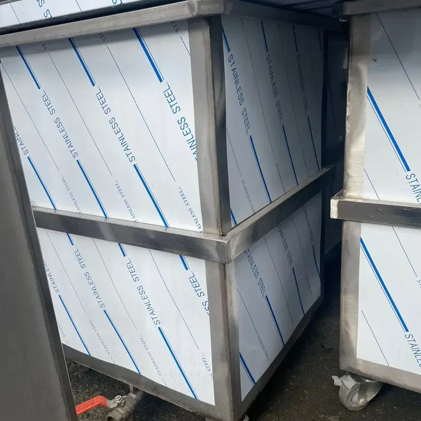 SUS304 stainless steel soaking sink Soaking tank Soaking tank #담금통,#세정대 ...