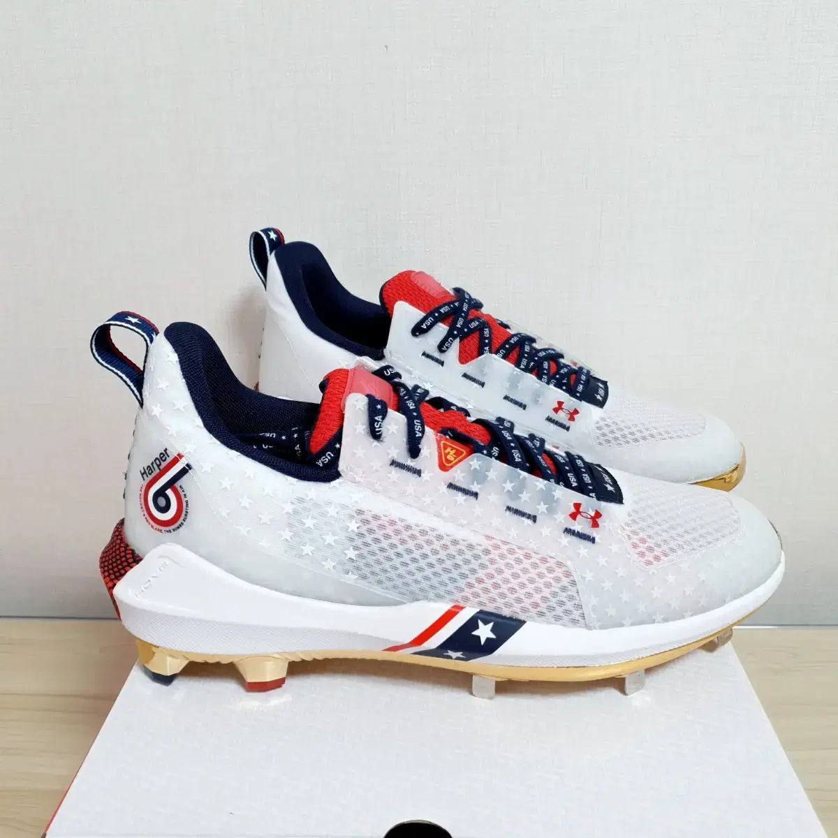 UNDER ARMOUR Baseball Shoes 야구화290,언더아머야구화,야구화,징스파이크,하퍼6 on Bunjang with safe global shipping.