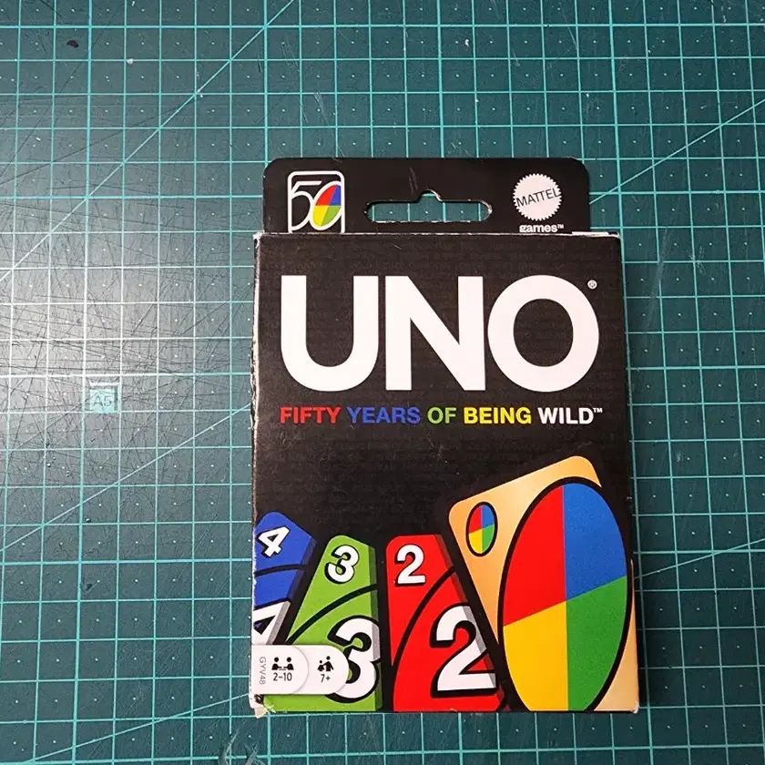 50th Anniversary Black UNO Woono Kards (Board Game) on Bunjang Global Site.