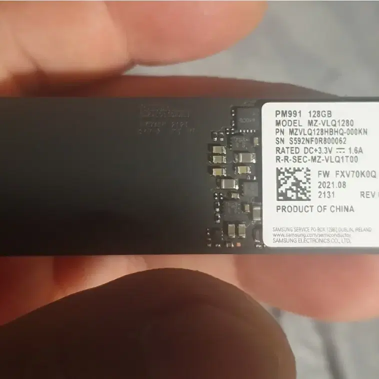 SAMSUNG | 삼성 삼성 ssd pm991 nvme 126Gb 판매합니다 #ssd,#nvme,#ssd126g,#m.2nvme ...