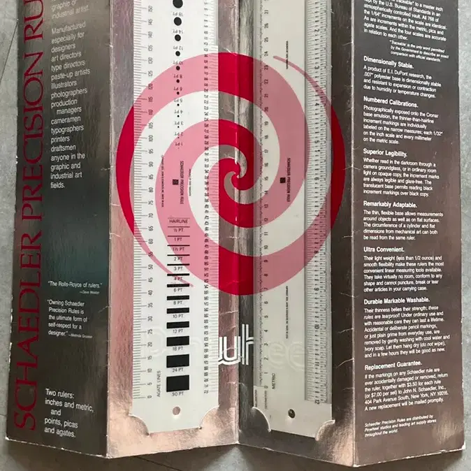 Schaedler Precision Rules for Designers Precision ruler on Bunjang ...