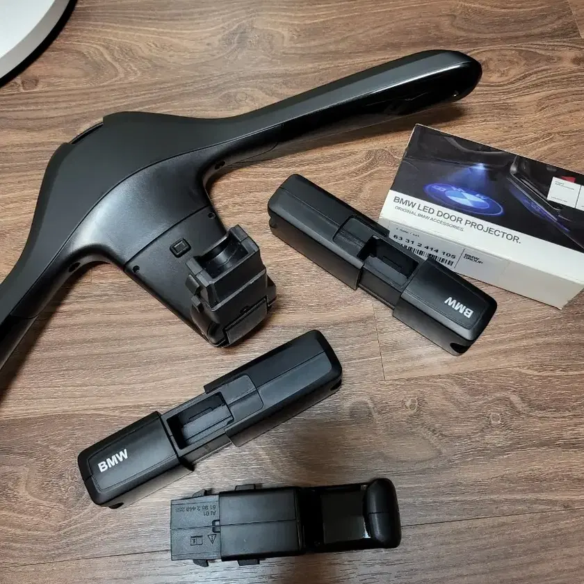 (Genuine) BMW Door Bottom Light + Coat Hanger + Shopping Bag Hanger 2 # ...