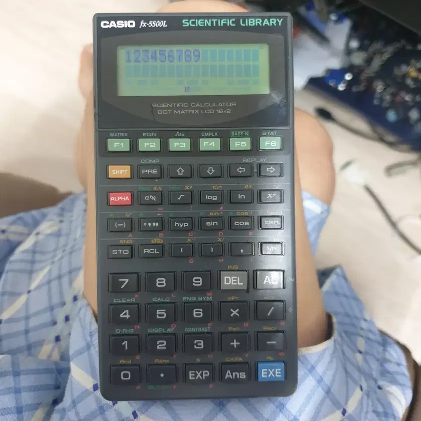 CASIO | 카시오 (수원)CASIO 전자계산기 (FX-5500L) #fx5500l on Bunjang Global Site.