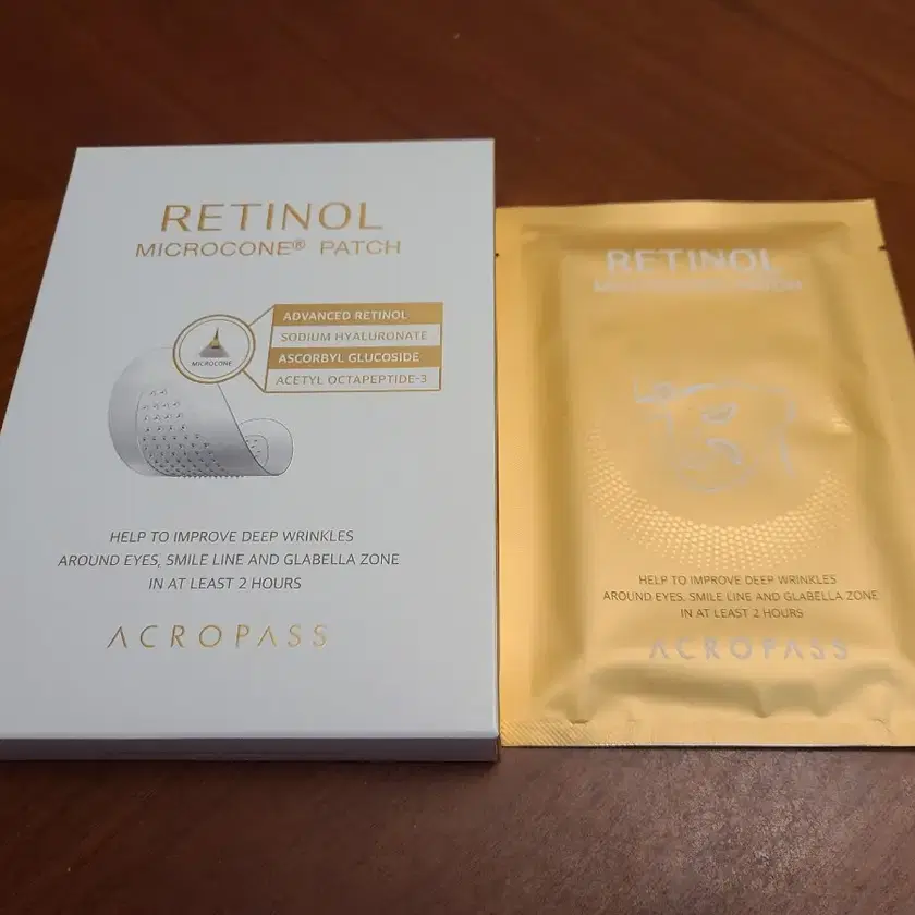 AcroPath Retinol Microcone Patches, 1 box (4 pouches) #아크로패스,#마이크로콘 ...
