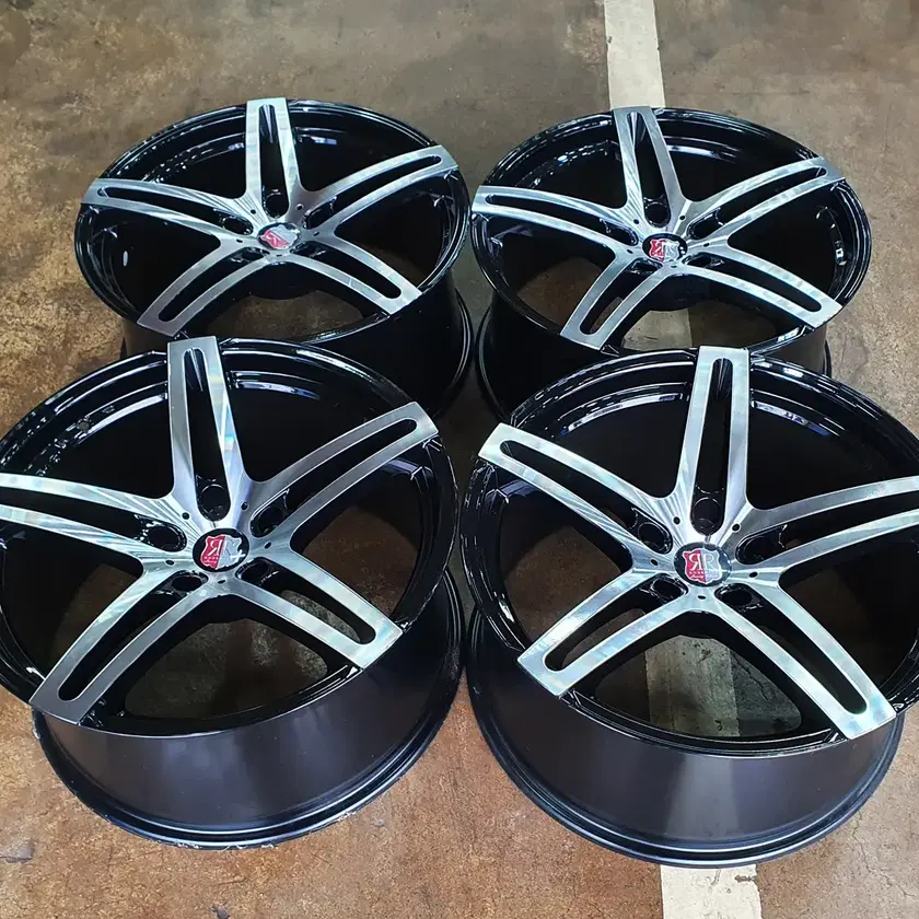 RW-5 19-inch black polished wheels for BMW F-body 19-inch E60 available ...