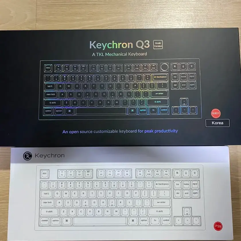 Key Cron q3 knob red steel (replaced with PC reinforcement plate ...