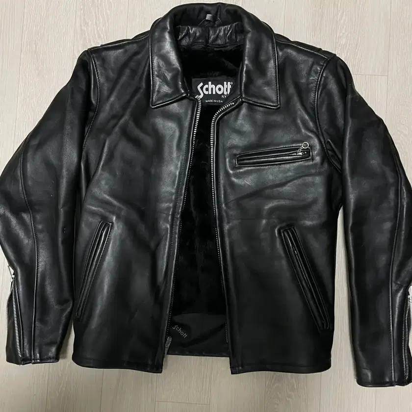SCHOTT Schott Single Rider Leather Jacket (36) #schott,#schott가죽,#schott라이더,#가죽자켓,#남자라이더자켓 on ...