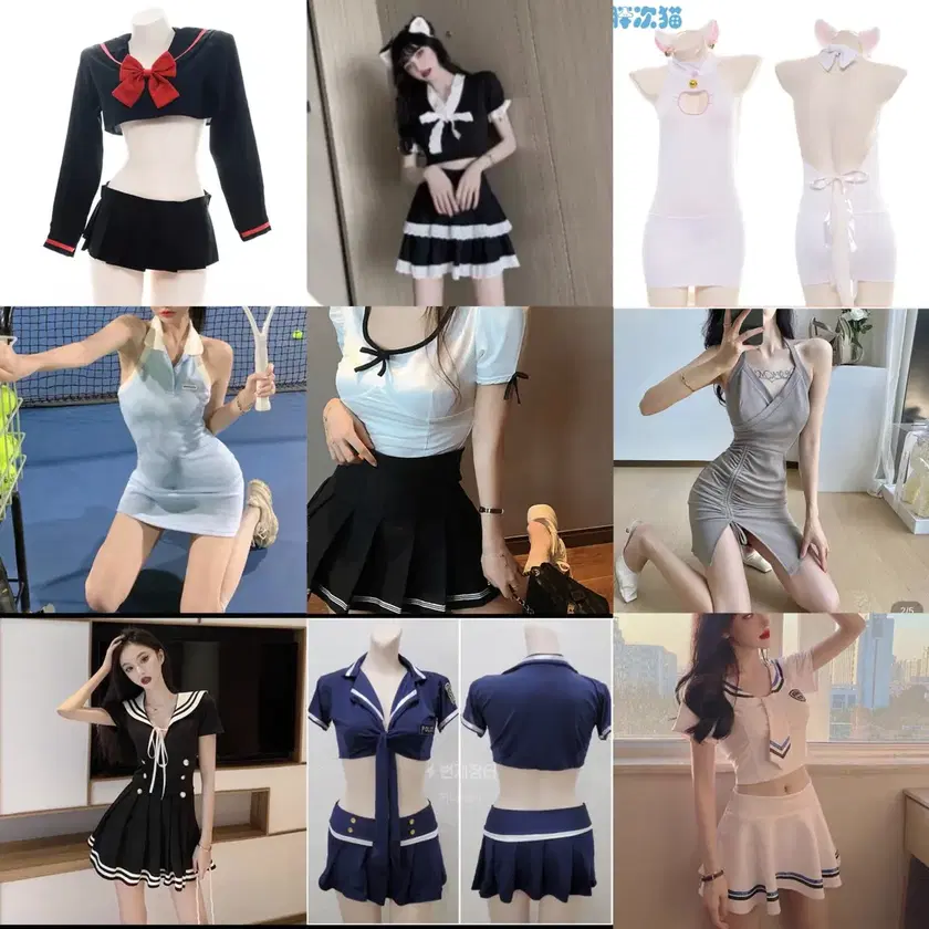 Costume Cosplay 섹시코스프레 코스프레 미니원피스 섹시원피스 할로윈코스프레 On Bunjang With Safe