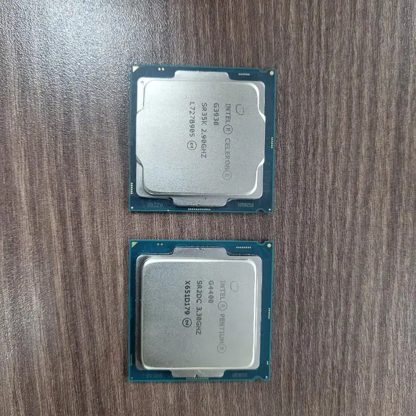 Intel G3930 and G4400 CPUs are for sale #g3930,#g4400,#6세대,#7세대,#cpu on Bunjang Global Site.