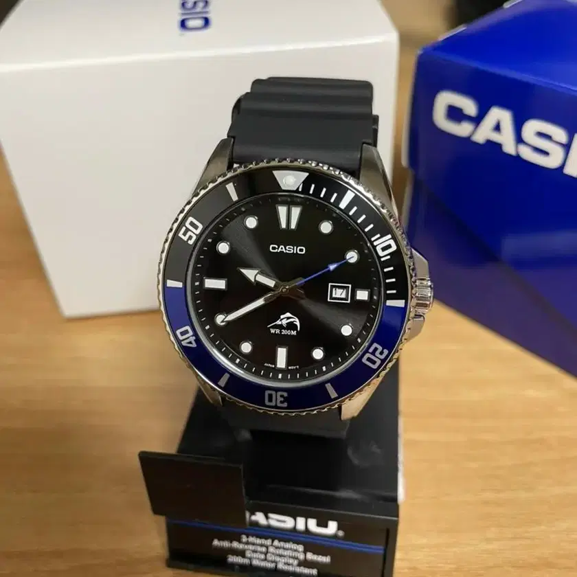 CASIO | 카시오 Casio Black Marlin Batman Watch Diver's Watch 200m ...
