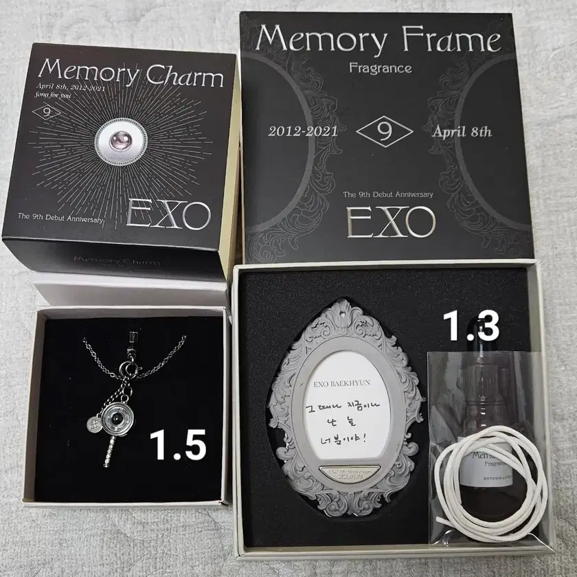 EXO 9th Anniversary Memory Frame Fragrance #엑소,#엑소9주년,#백현 on Bunjang ...