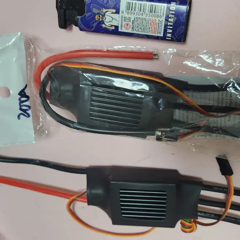 2 x ECS 200A (Helicopter and Truck, Drone Brushless Mota Controller #드론 ...