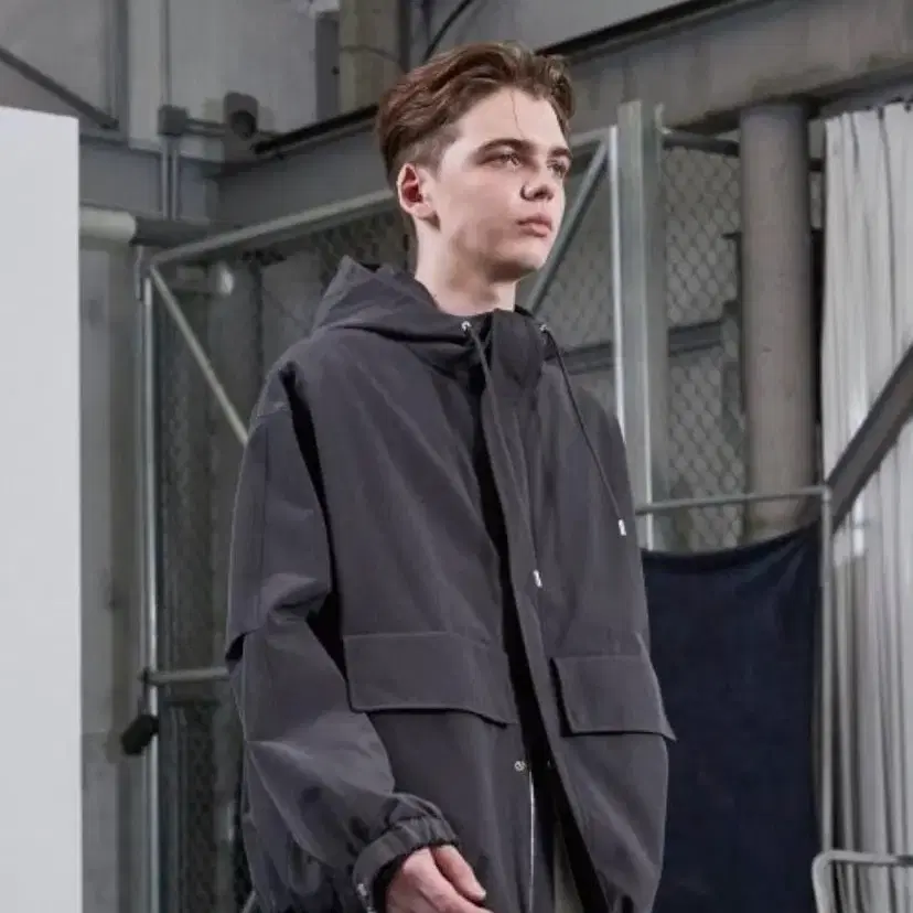 tngt 21fw ( 95 ) Overfit Shell Parka Khaki Shaggy Gray Hooded Jacket #쉘파카,#후드점퍼 on Bunjang ...