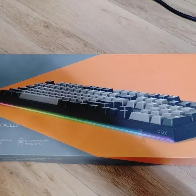 COX 104 Gateron Mechanical Keyboard Black Gray #키보드,#기계식키보드,#청축 on ...