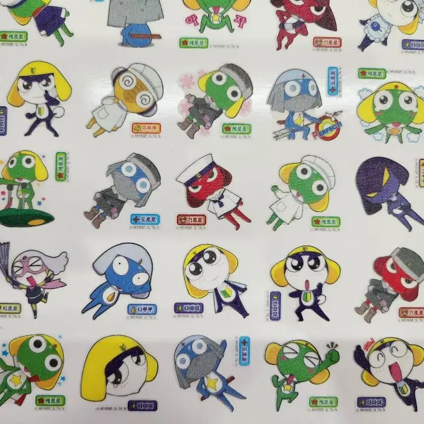 Keroro Seals 7th Keroro Sticker Bandit Bandit Bandit Bandit Bandit ...