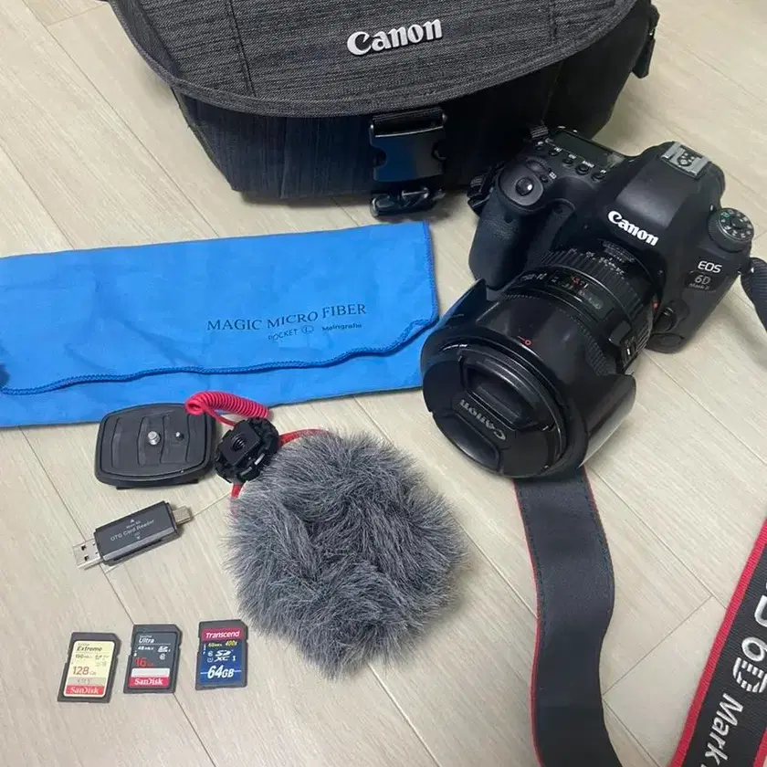 CANON | 캐논 Canon 6D Mark II, 6D Mark II body + 24-105 lens + Rode ...