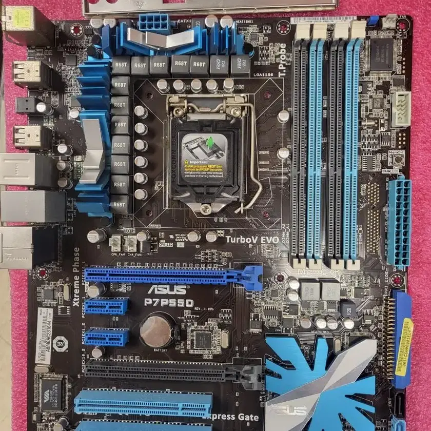 CPU/Motherboard 1세대,p7p55d,1156소켓,asus,메인보드 on Bunjang Global Site.