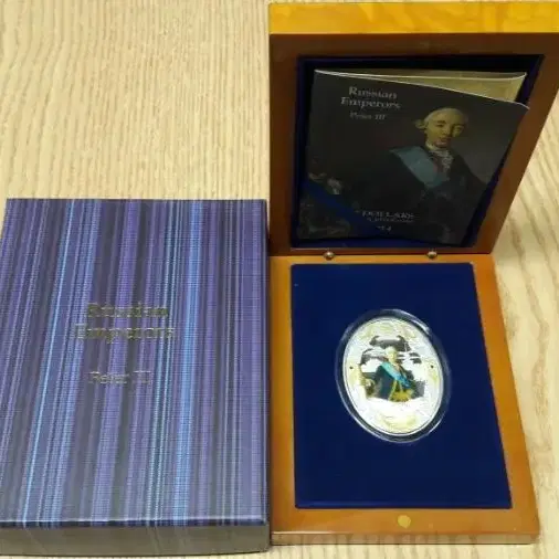 2014 Niue Russian Emperor Peter III 2 oz partial keum plated high ...