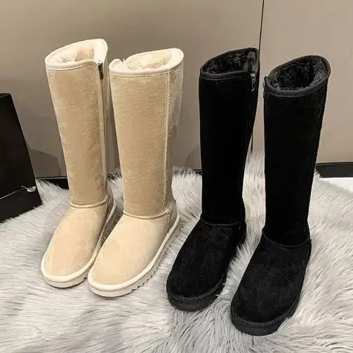 UGG | 어그 245 Zipper Black Long Ugg Boots #245 on Bunjang Global Site.