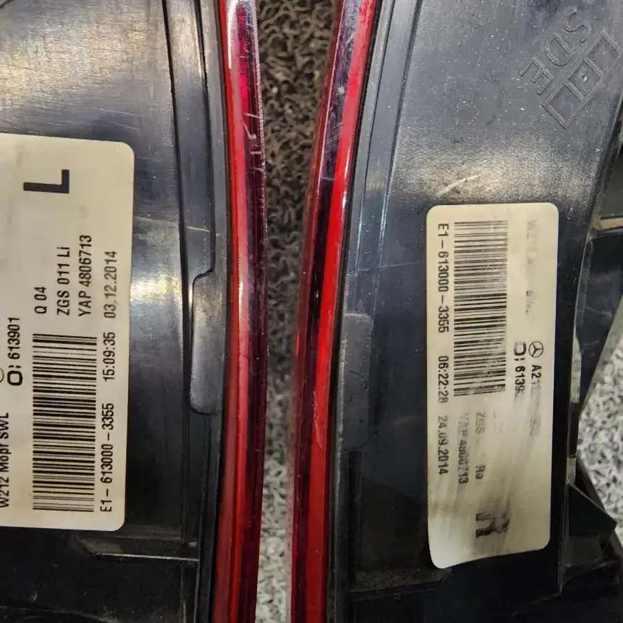 MERCEDES-BENZ Car Part 벤츠e클래스후미등,E클래스후미등,E글래스데루등,벤츠후미등 on Bunjang ...