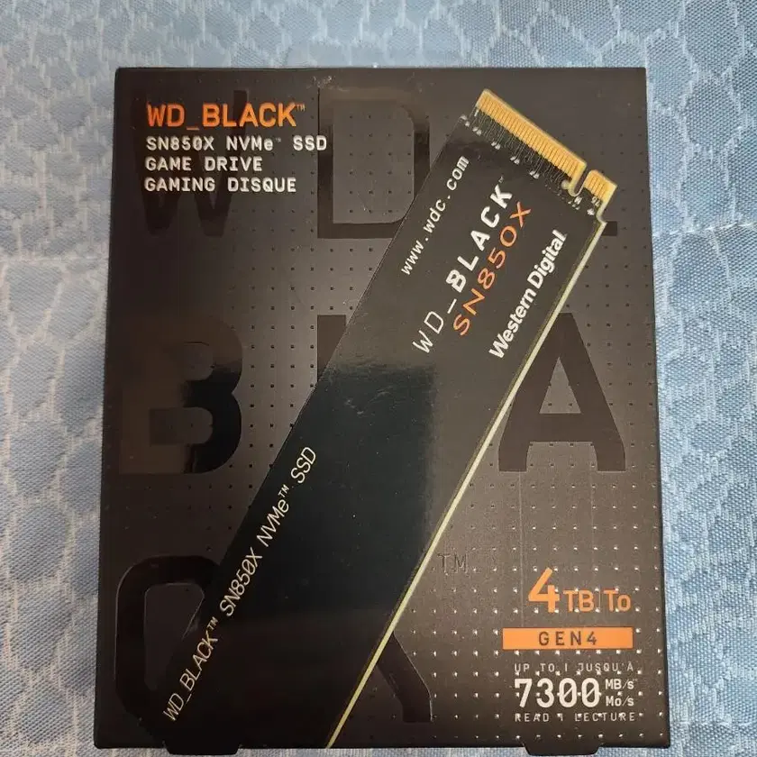 WD 850x NVMe SSD 4TB 게이밍 PS5 on Bunjang Global Site.