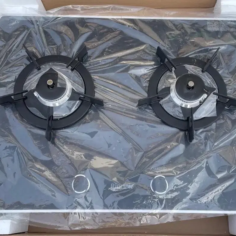 Rinnai Black Pearl krystal Two-burner cooktop #쿡탑,#가스렌지,#린나이,#2구쿡탑,#3 ...