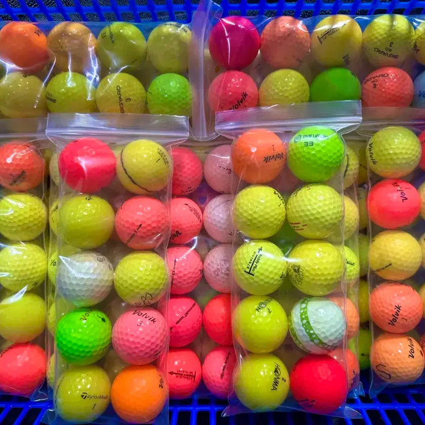[Color Roast Ball] Free shipping on 90 balls #로스트볼,#골프공,#골프볼 on Bunjang ...