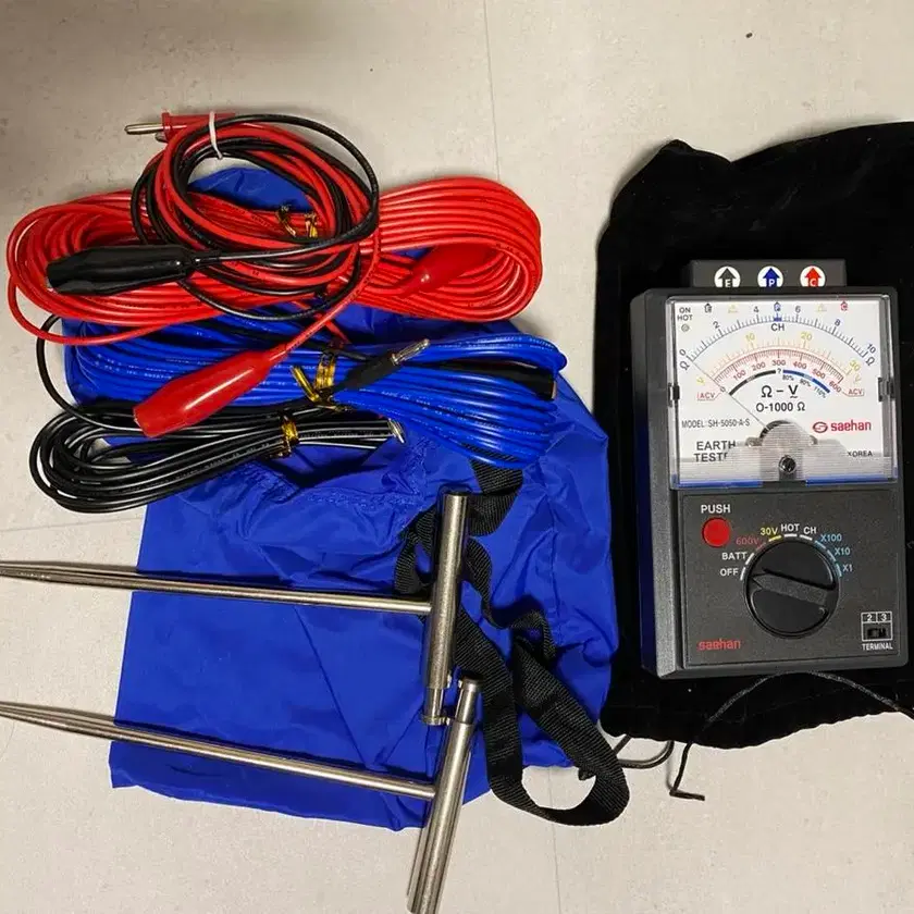 Saehan Earth Ohmmeter (2-wire and 3-wire) on Bunjang Global Site.