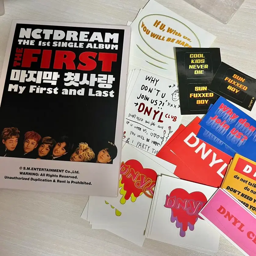 NCT | 엔시티 (TAPO)NCT Dream Last csr postcard, DNYL sticker in bulk #엔시티 ...