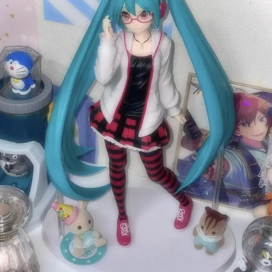 Figures Dolls 하츠네미쿠 하츠네미쿠피규어 안경미쿠 피규어 보컬로이드 On Bunjang Global Site