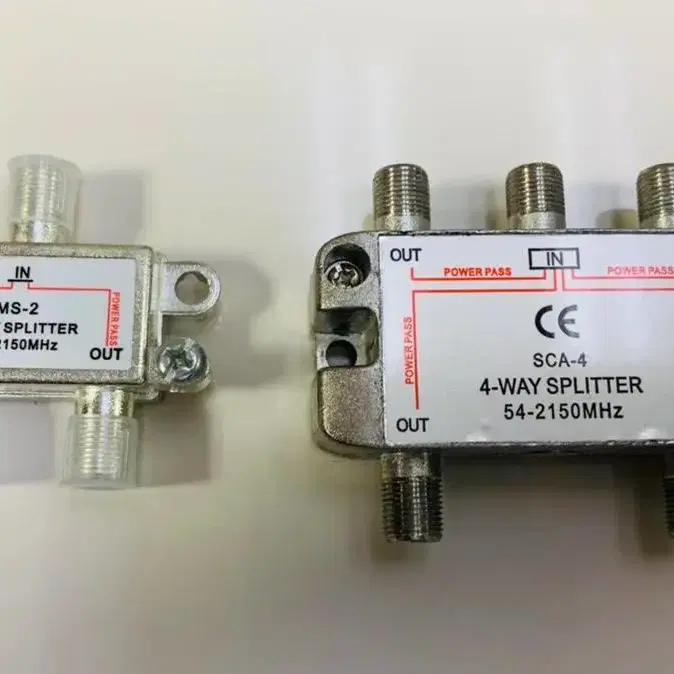 RF Wired Splitter, 2-WAY, 4-WAY Broadband, Antenna Splitter #RF유선분배기 ...