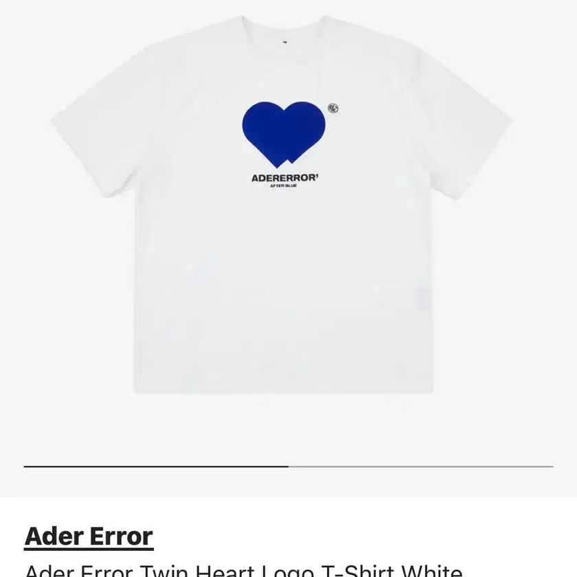 ADER ERROR | 아더에러 [New product] Ader Error Twin Heart Logo T-shirt ...