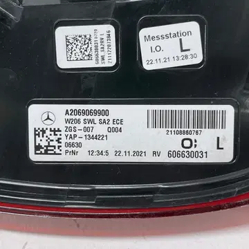 MERCEDES-BENZ Car Part 벤츠c클래스,c클래스후미등,c클래스테일램프,206후미등,206테일램프 on ...