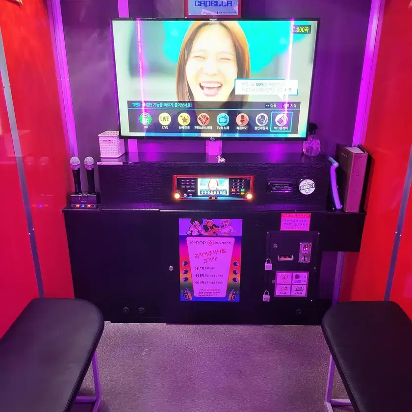 Coin Karaoke booth I'm selling 7 units! Installed July 22, indoor use ...