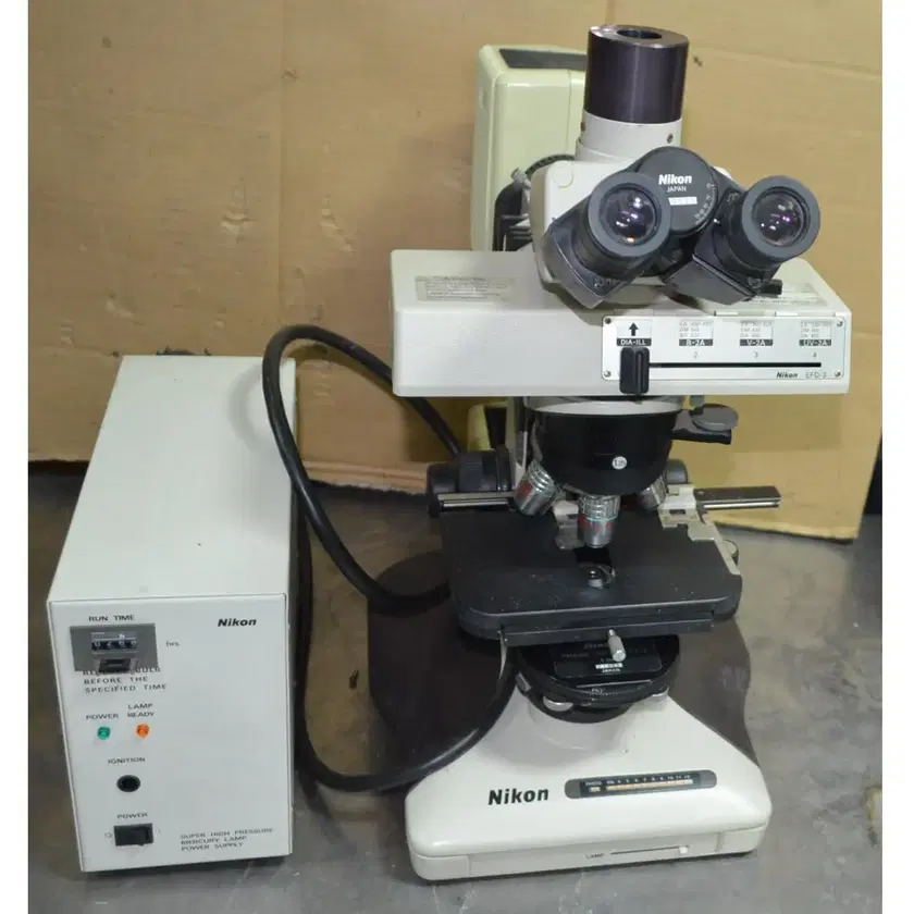 Nikon OPTIPHOT-2 Fluorescent Microscope on Bunjang Global Site.